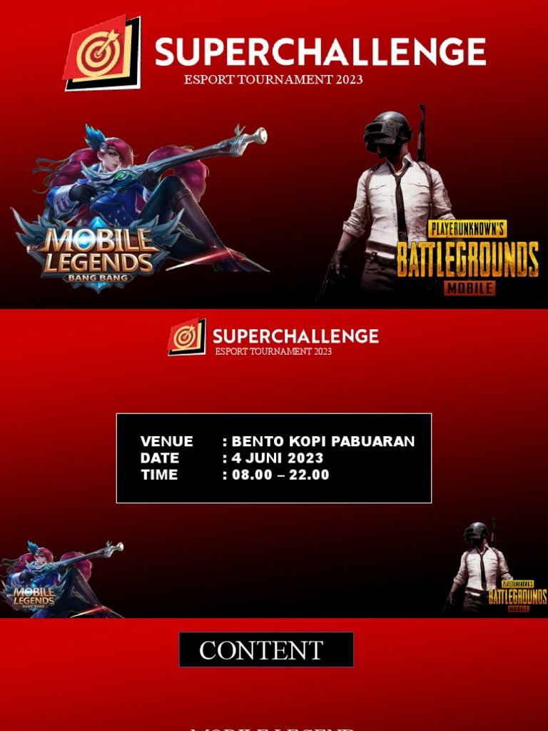 Super Challenge Esport | PDF