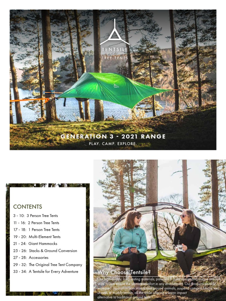 Tentsile Brochure 2021 Retailer Online | PDF | Tent | Camping