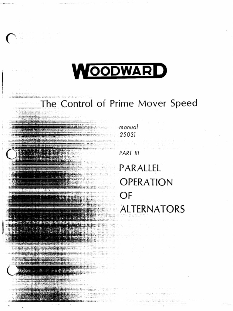 Parallel Operation of Alternators | PDF | Machines | Classical Mechanics