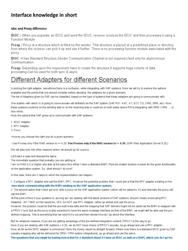 Interface Knowledge | Download Free PDF | Proxy Server | Web Service