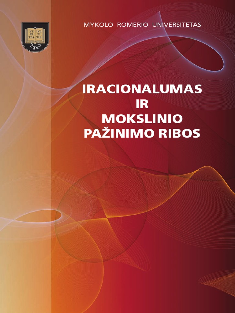 Iracionalumas Mokslinio Pazinimo Ribos Monografija | PDF