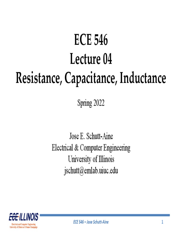 Lect 04 | PDF | Capacitance | Electronic Engineering