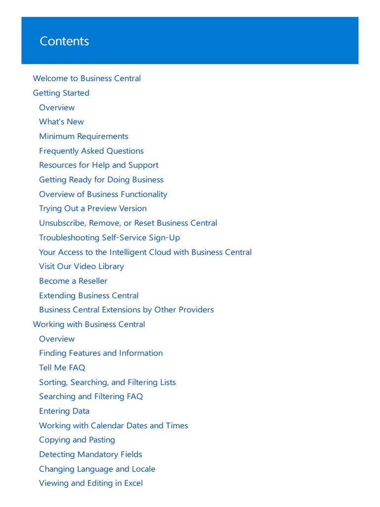 Business Central Setup and Functionality Guide | PDF | Value Added Tax ...