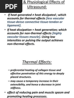 Ultrasound Contraindications | PDF