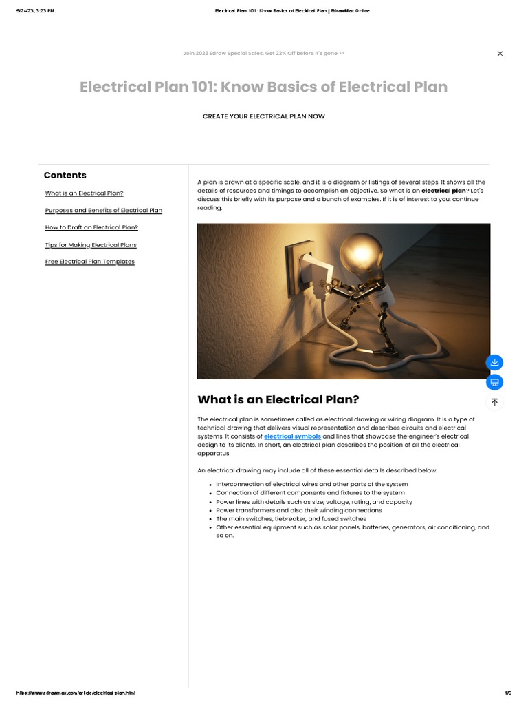 Electrical Plan Basics Guide | PDF | Electricity | Lighting