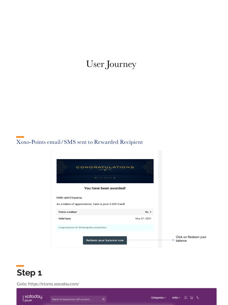 Xoxoday Plum Redemption Process | PDF | Voucher | Computing