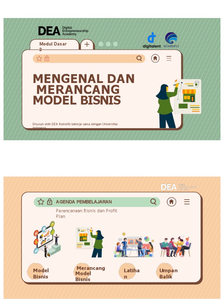 Dasar2 - 02 - Mengenal Dan Merancang Model Bisnis | PDF