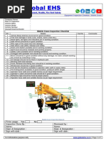 Chain Block Inspection Checklist Form | PDF