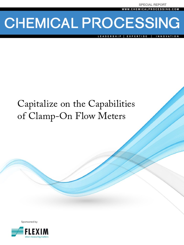 Capabilities of Clamp On Flow Meters Flexim | PDF | Flow Measurement | Pump