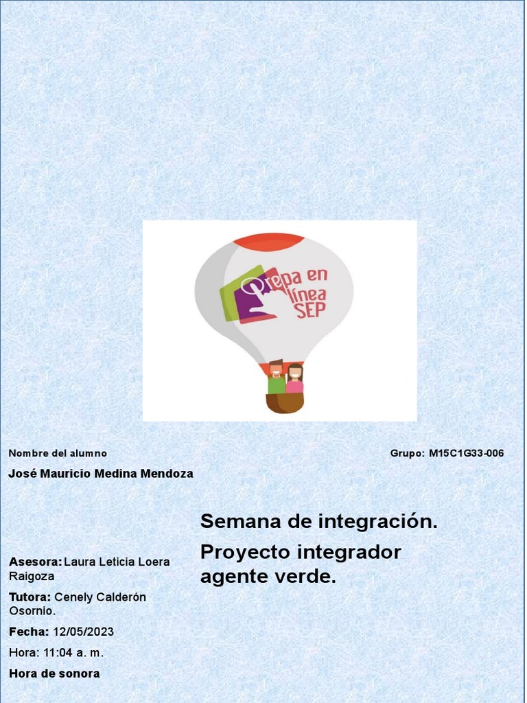 Módulo 14 Actividad Integradora | PDF | Sustentabilidad | Desarrollo ...