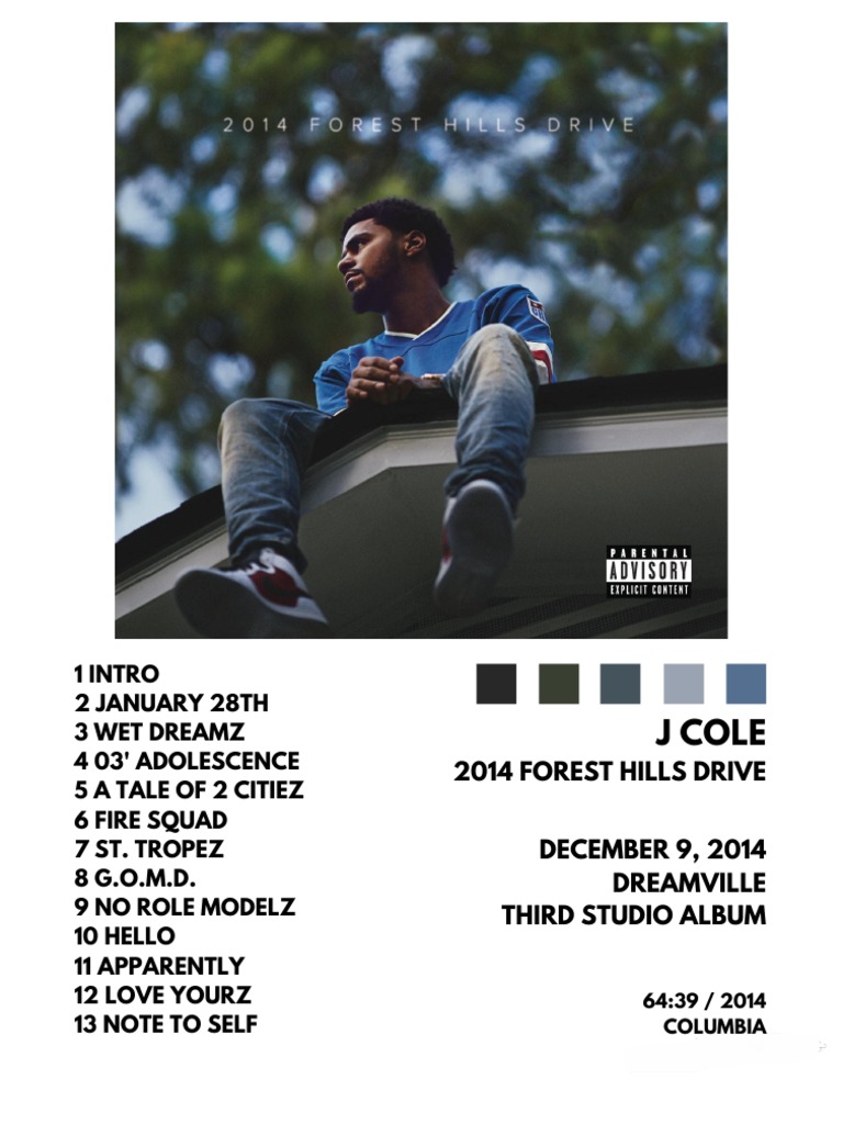 J. Cole's 2014 Forest Hills Drive Album | PDF | Art