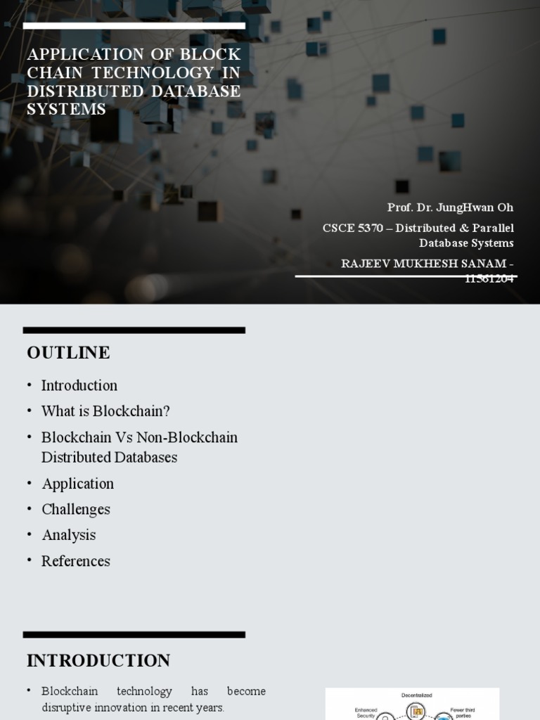 Blockchain in Distributed Databases | PDF | Databases | Apache Hadoop