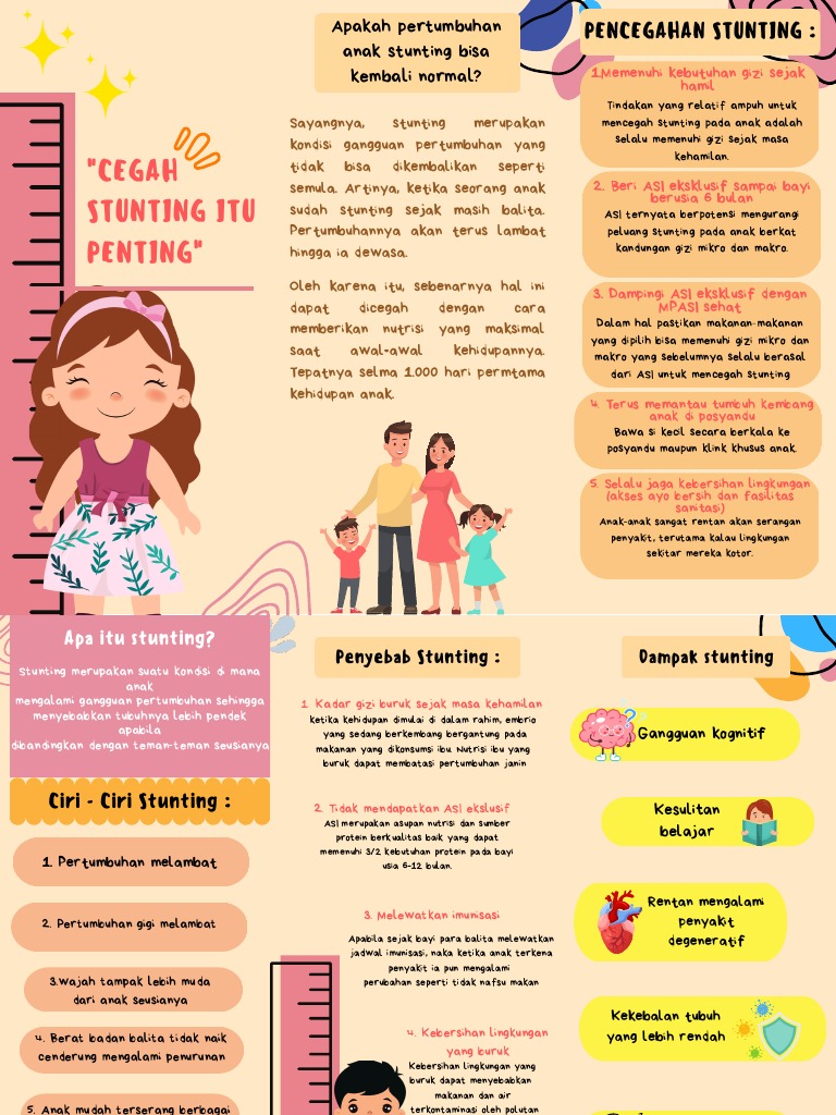 Leaflet Penyuluhan Stunting | PDF
