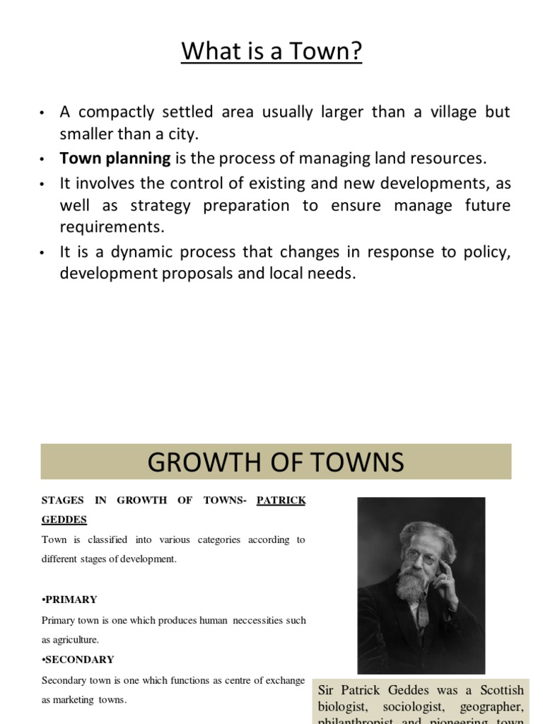 Classification of Towns and Growth Stages | PDF | Bus | Economies