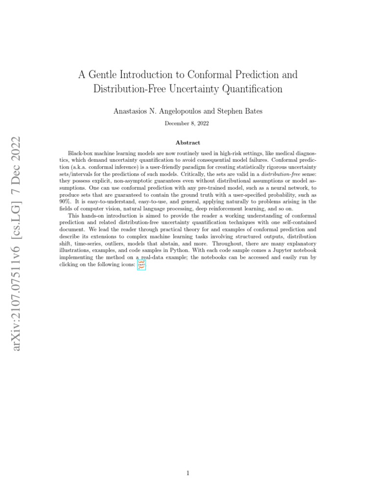 Conformal Prediction | PDF | Standard Deviation | Variance
