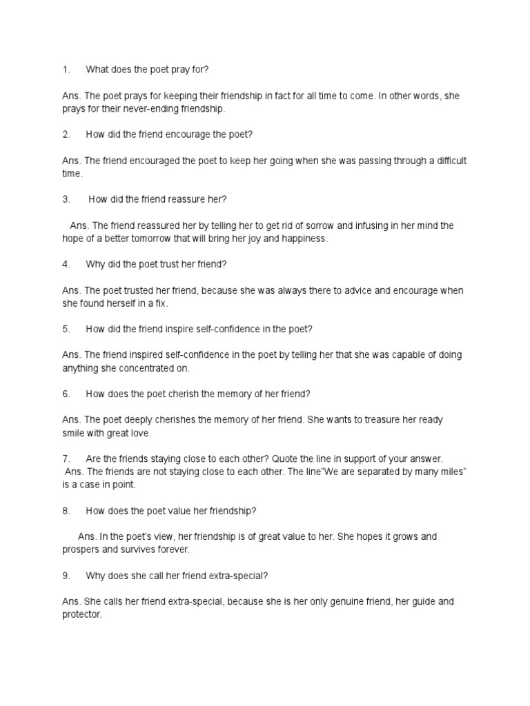 Q&A To My True Friend Elizabeth Pinard | PDF | Religion & Spirituality ...