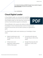 Cloud Digital Leader Exam | PDF
