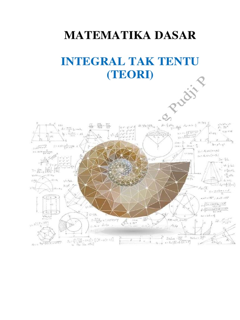 Integral Tak Tentu - Bentuk Baku Dan Perkalian | PDF