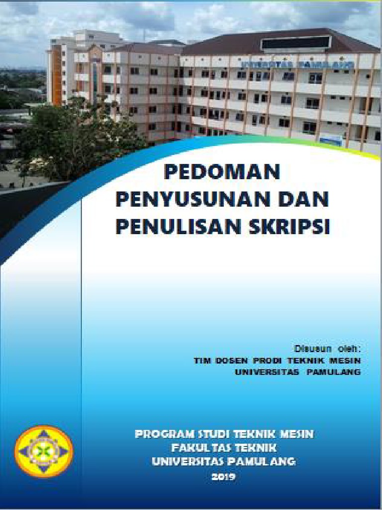 Pedoman Penyusunan Dan Penulisan Skripsi + Cover | PDF
