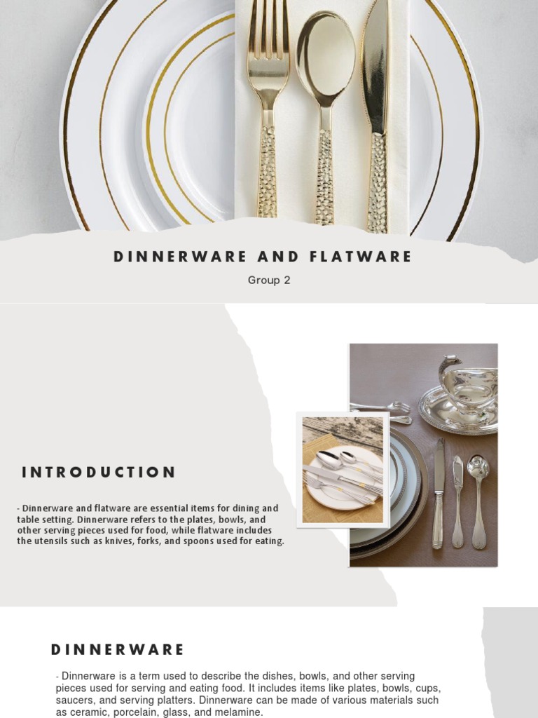 GROUP 2 HT Presentation | PDF | Tableware | Decorative Arts