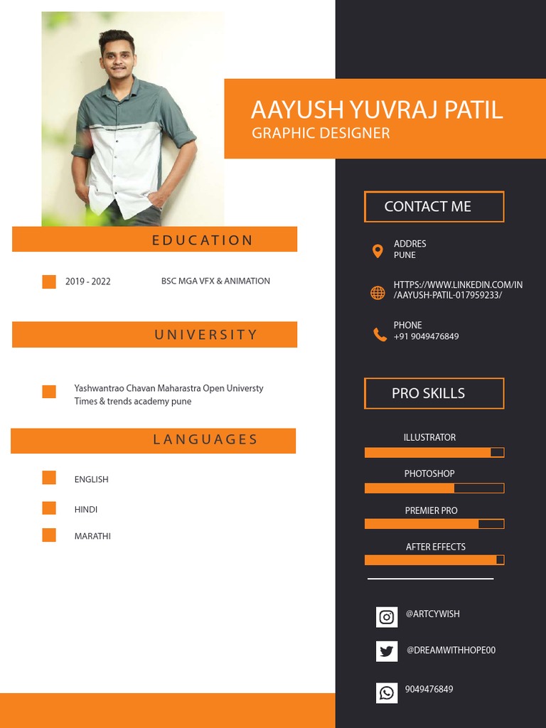 Aayush Yuvraj Patil: Graphic Designer | PDF