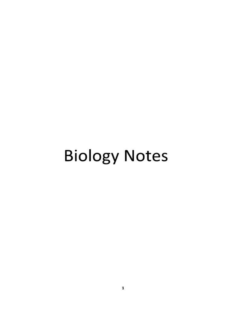Biology Complete | PDF