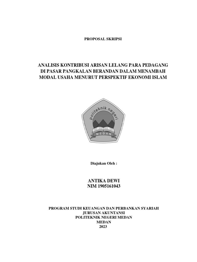 Proposal Skripsi BR Lagi | PDF