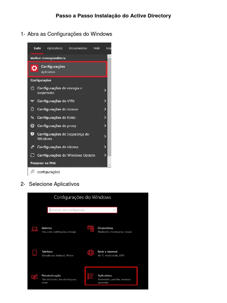 Manual Instalação Do Active Directory | PDF