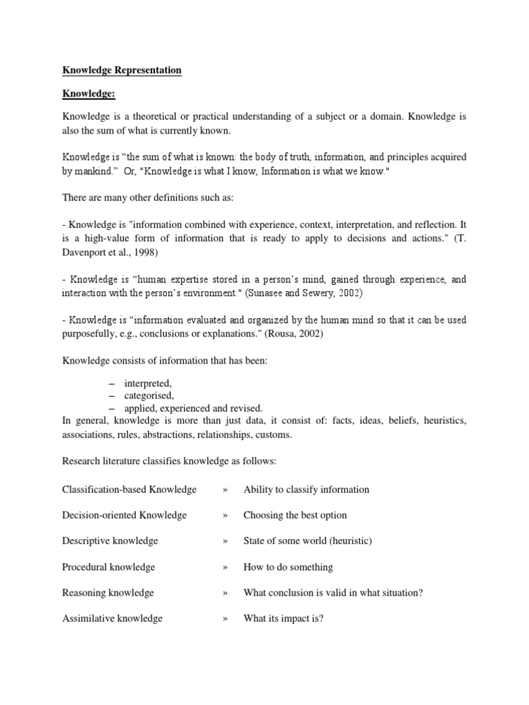 Unit 4 Knowledge Representation | Download Free PDF | Argument | Logic