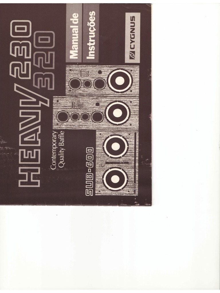 Cygnus Heavy 230 320 - 1 | PDF