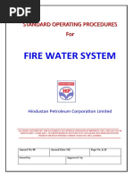 Standard Operating Procedure of Fire Hydrant System | PDF ...