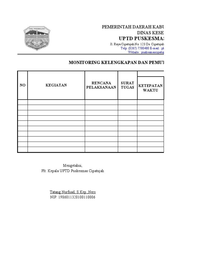 Form 1.3.4.2 Evaluasi Data Pegawai | PDF