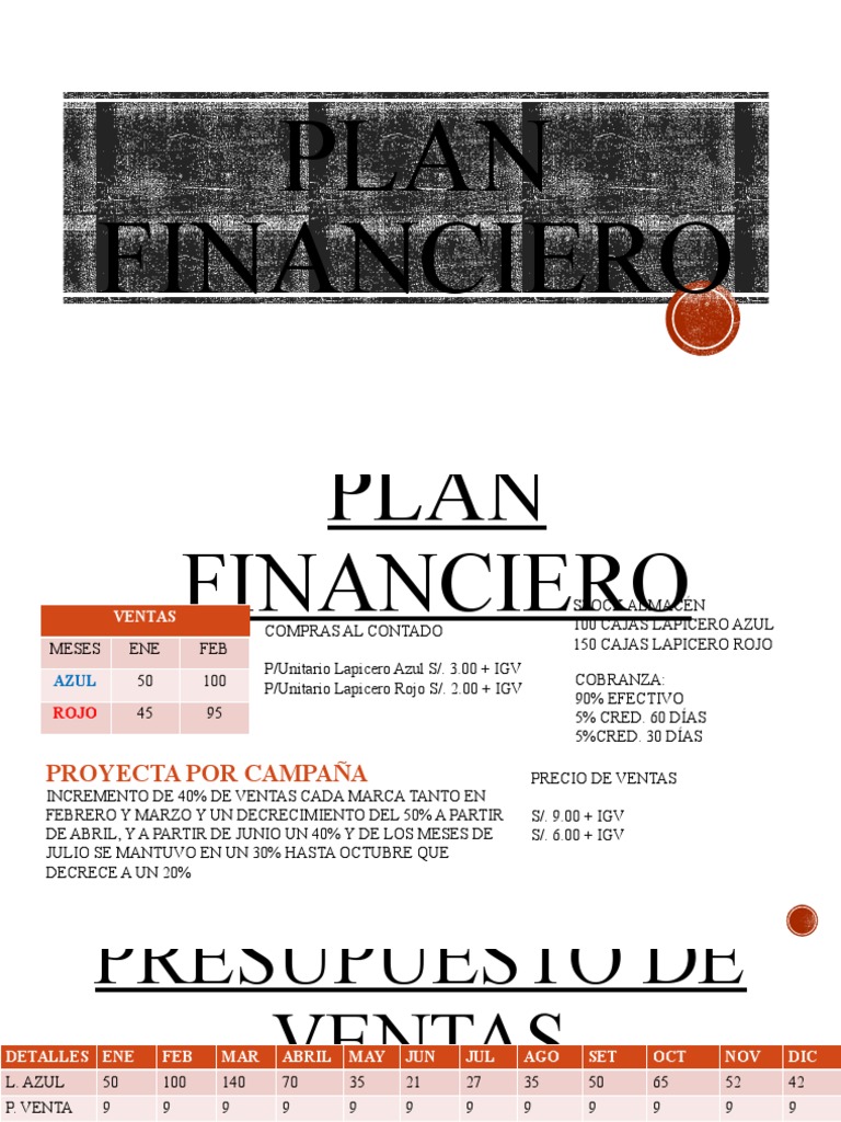 Plan Financiero | PDF
