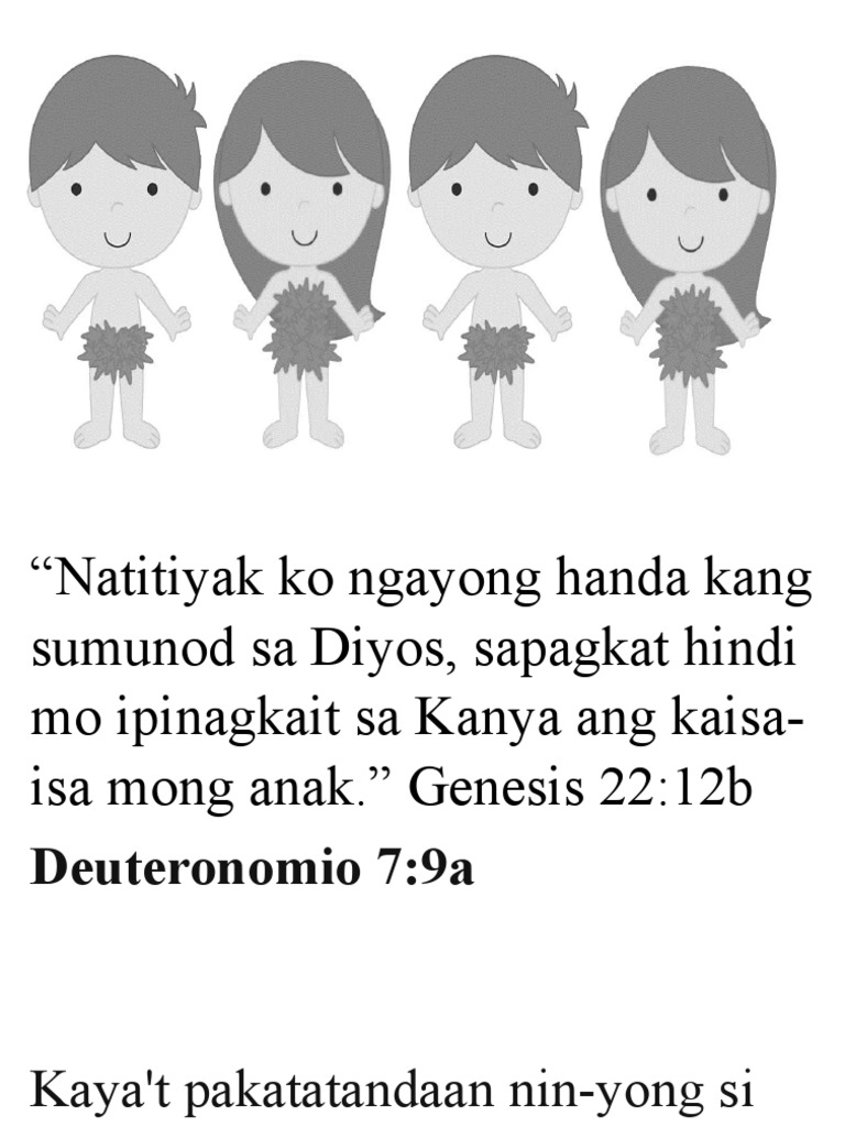 Adam and Eve Puppet | PDF