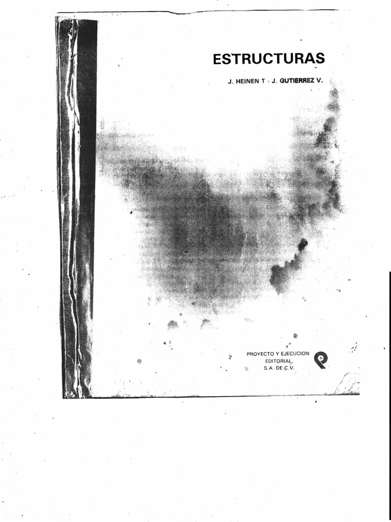 Libro ESTRUCTURAS J. Hinent y J Gutierrez V. | PDF | Hormigón | Componentes