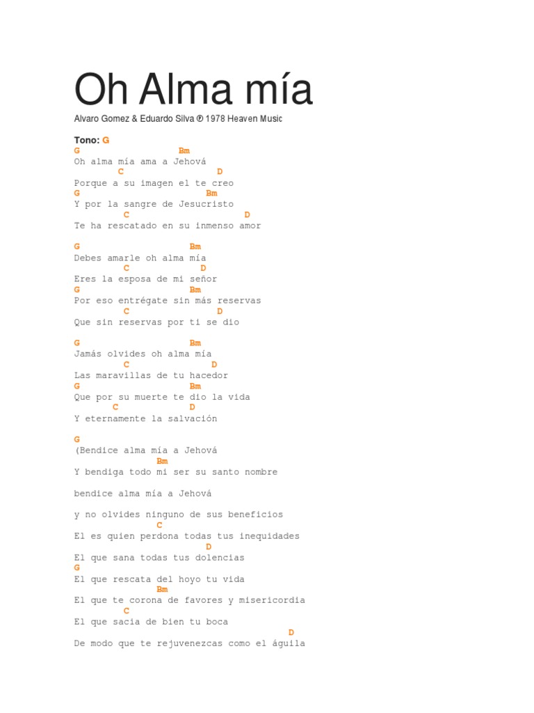 03. Oh Alma mía | PDF