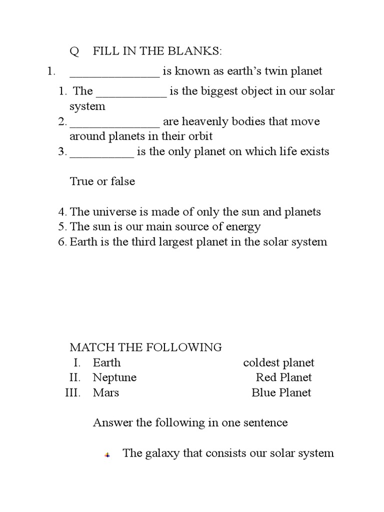 4our Universe | PDF | Planets | Solar System