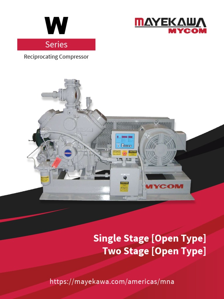 Manual Compressor W-Series | PDF | Turbomachinery | Gas Technologies
