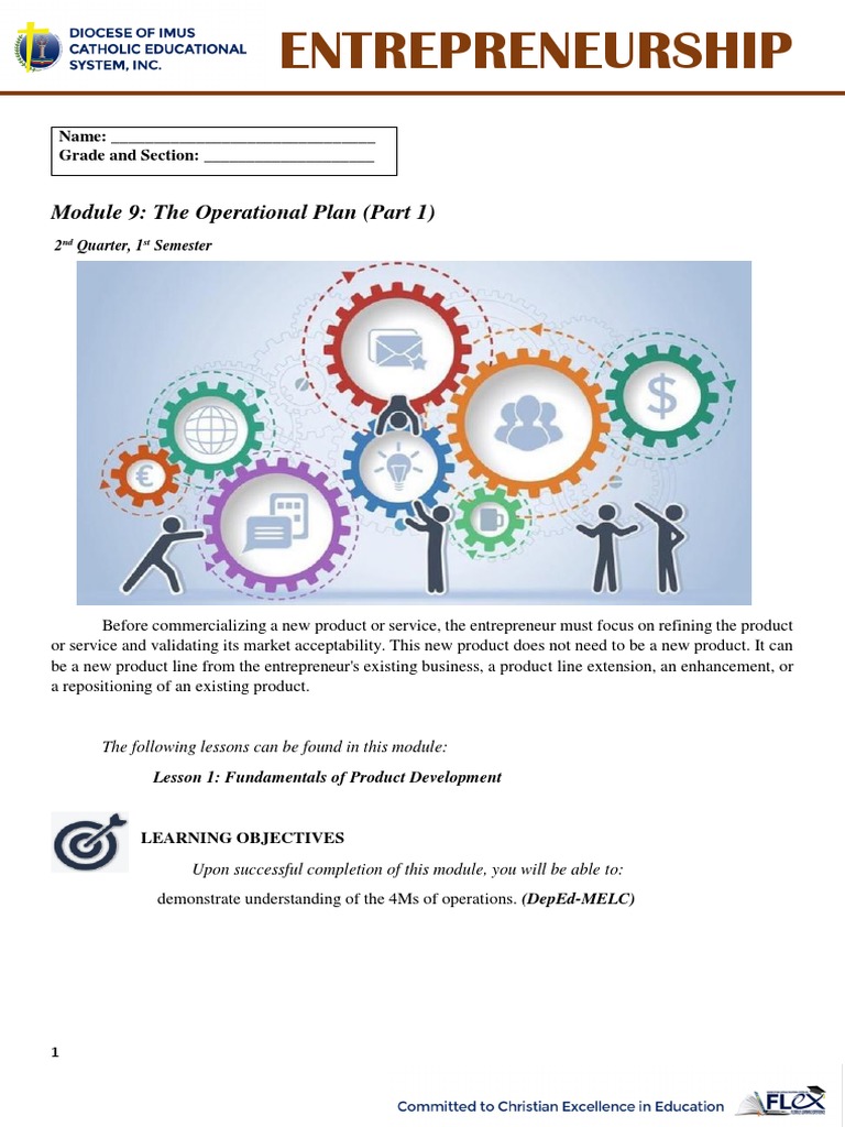 Module 9 - Entrepreneurship (Final) | PDF | Entrepreneurship | Learning