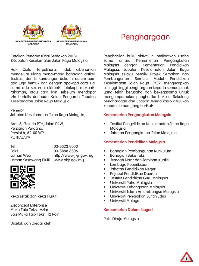 PKJR TAHUN 1 JAWAPAN | PDF