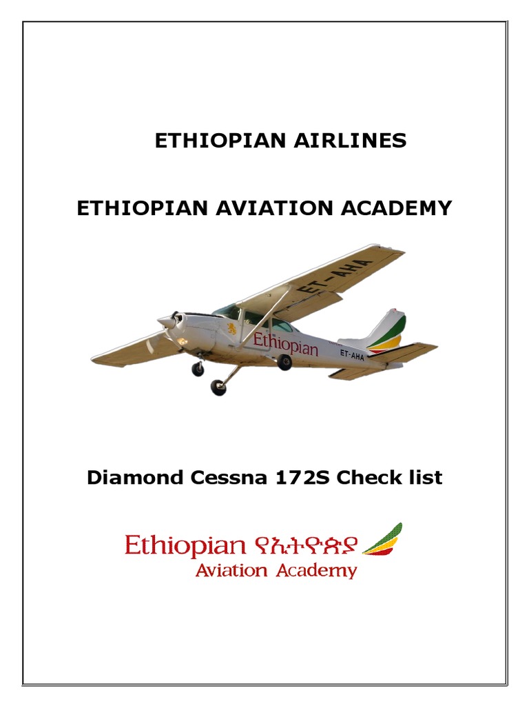 Cessna 172 Checklist | PDF | Mechanical Engineering | Aviation