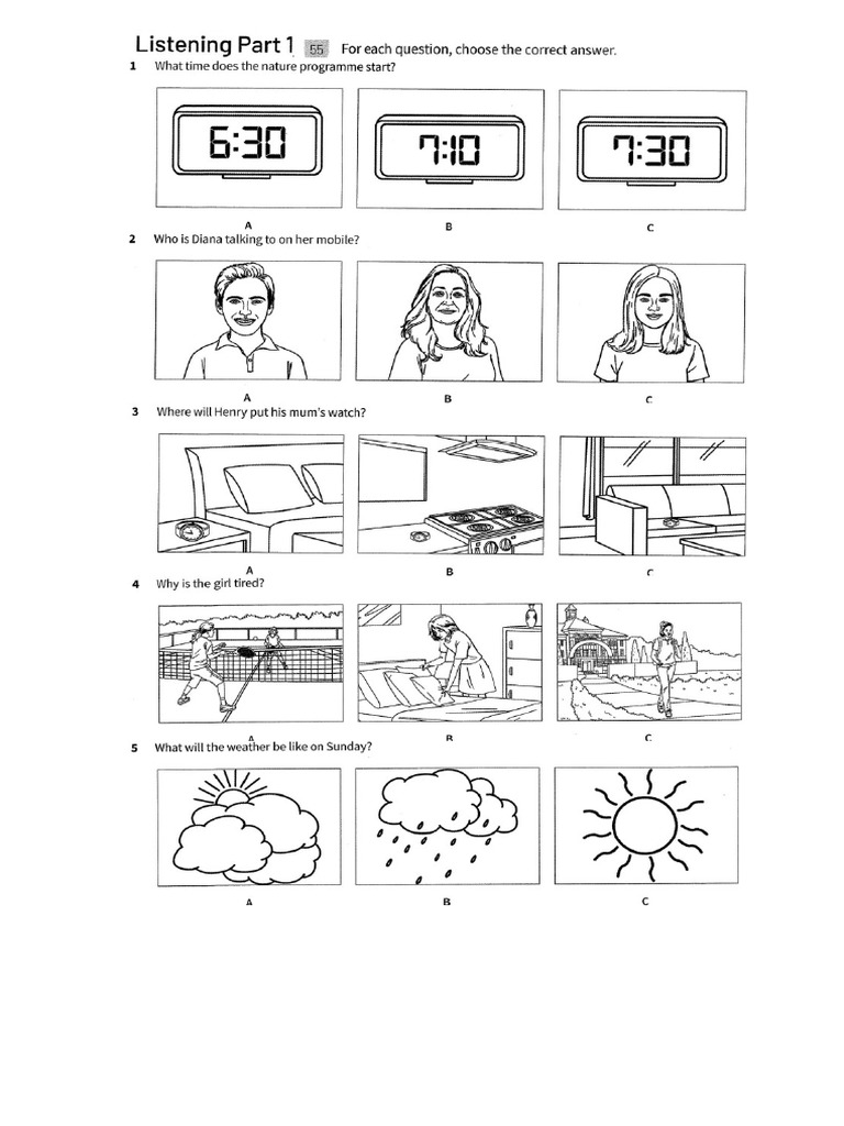 Listening Test 3 Part 1 | PDF