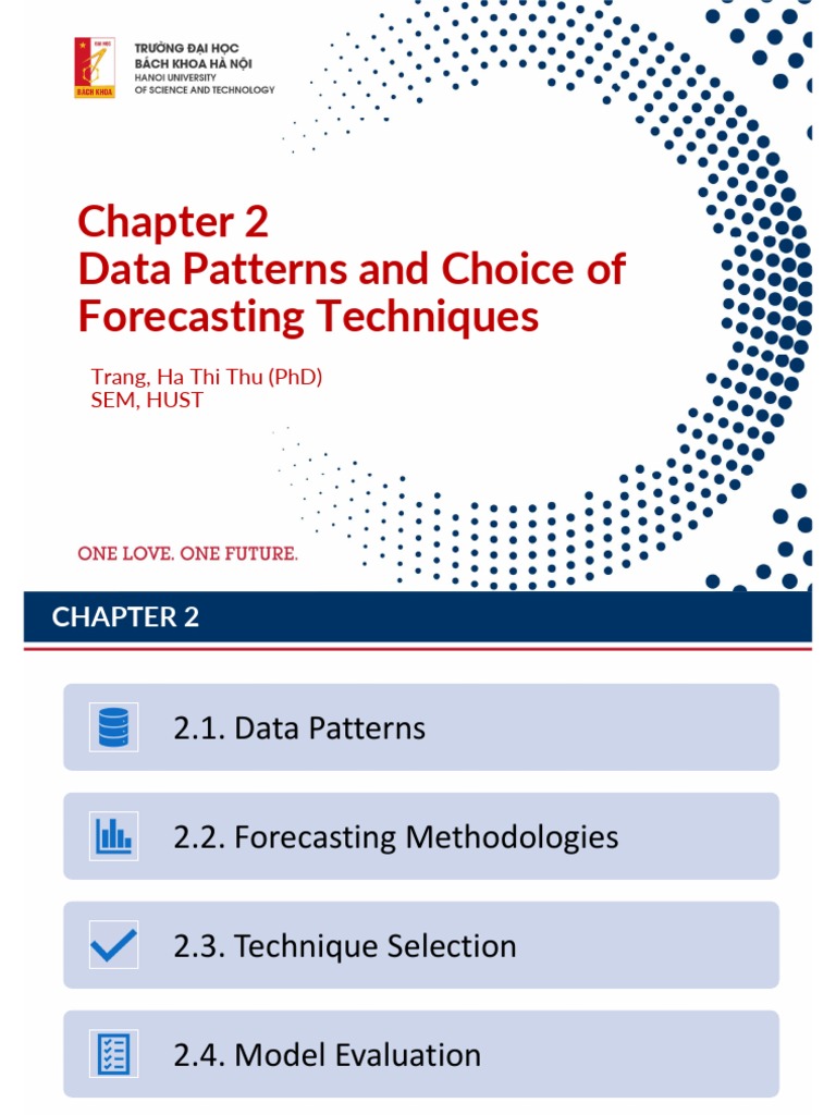 Data Patterns in Forecasting Techniques | PDF | Forecasting | Autocorrelation