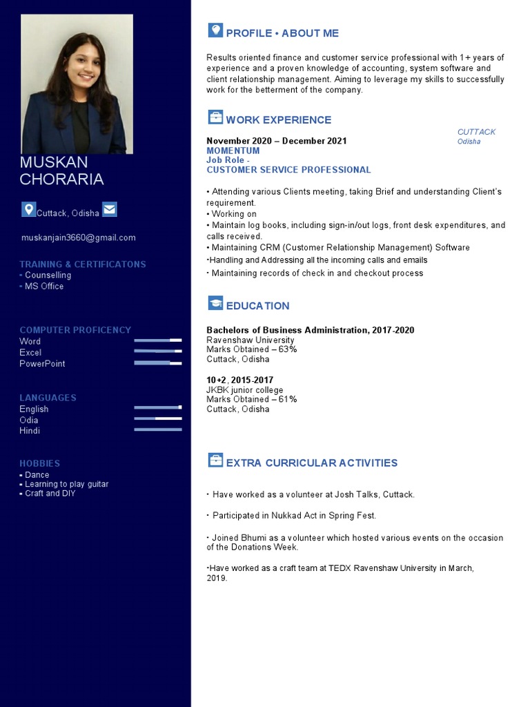 Muskan Choraria | PDF | Customer Relationship Management | Business