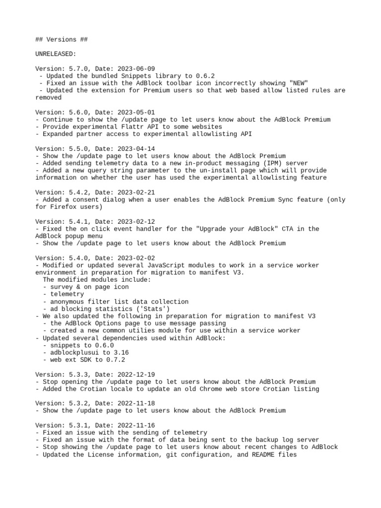 CHANGELOG | PDF | Safari (Web Browser) | World Wide Web