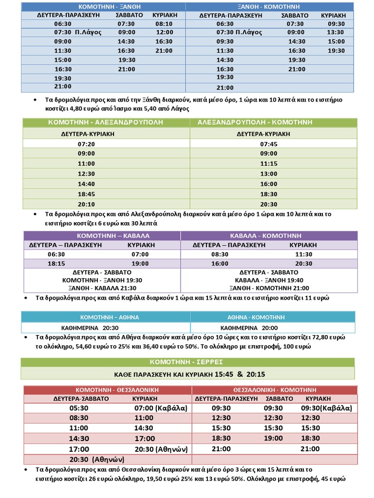 ΠΙΝΑΚΑΣ ΥΠΕΡΑΣΤΙΚΩΝ ΔΡΟΜΟΛΟΓΙΩΝ ΑΠΟ 29 ΜΑΡΤΙΟΥ 2023 1 | PDF