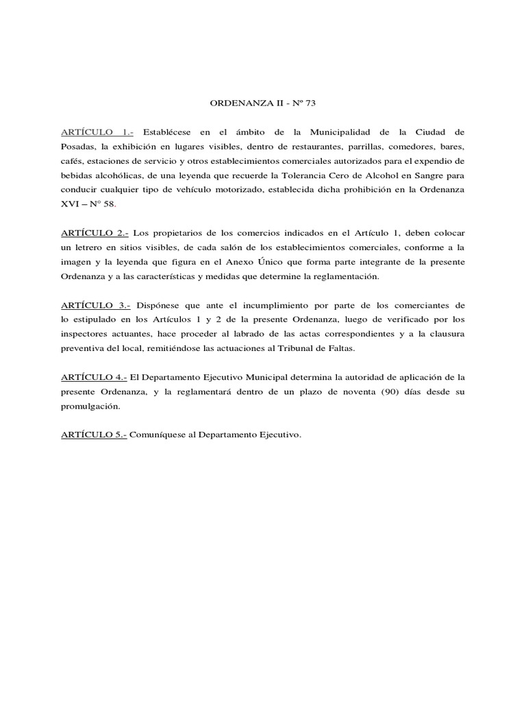 Ordenanza-II-No-73 | PDF