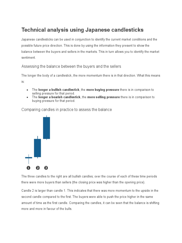 Lesson 2 Technical Analysis Using Japanese Candlesticks | PDF | Market Trend | Technical Analysis