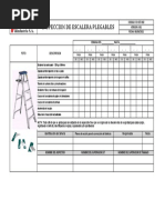 Check List Escalera | PDF | Escalera