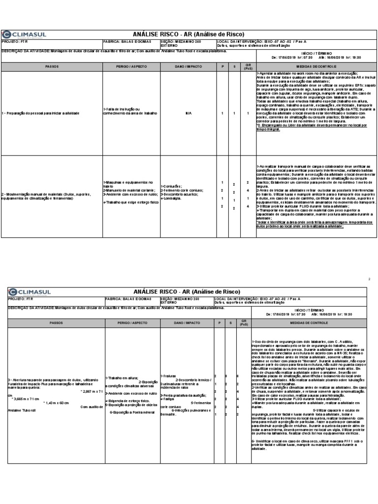 Ar Mezanino 250 Externo Eixo - 07 Ao - 02 | PDF